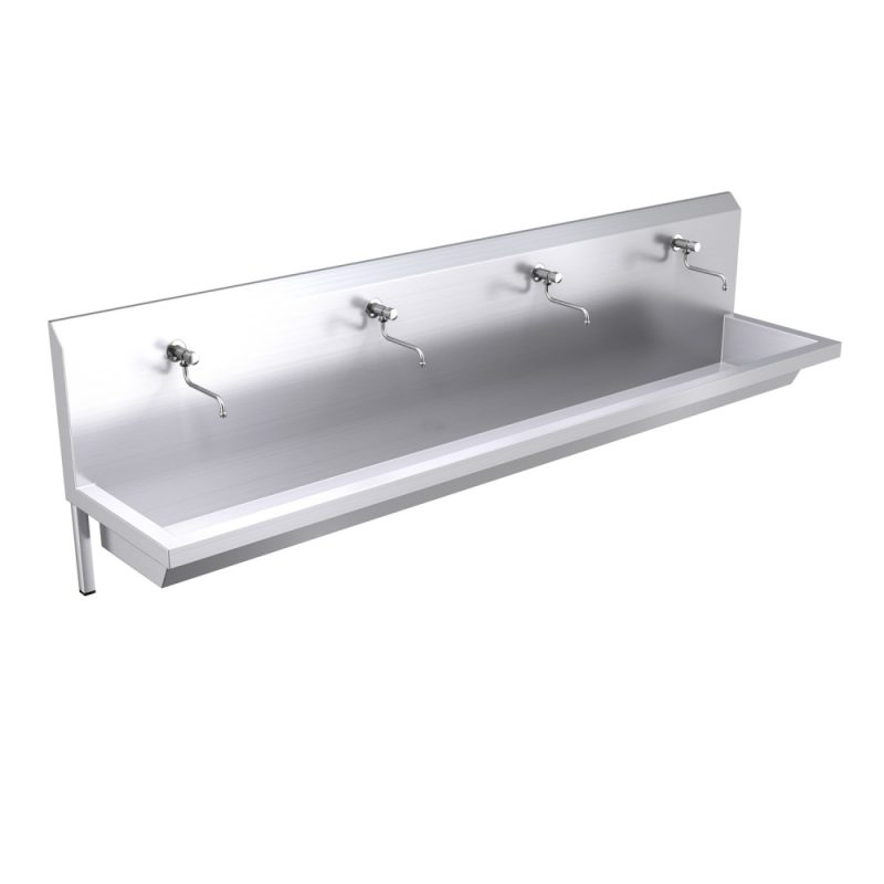 Four Person S/S Wall mounted Trough – Medstore